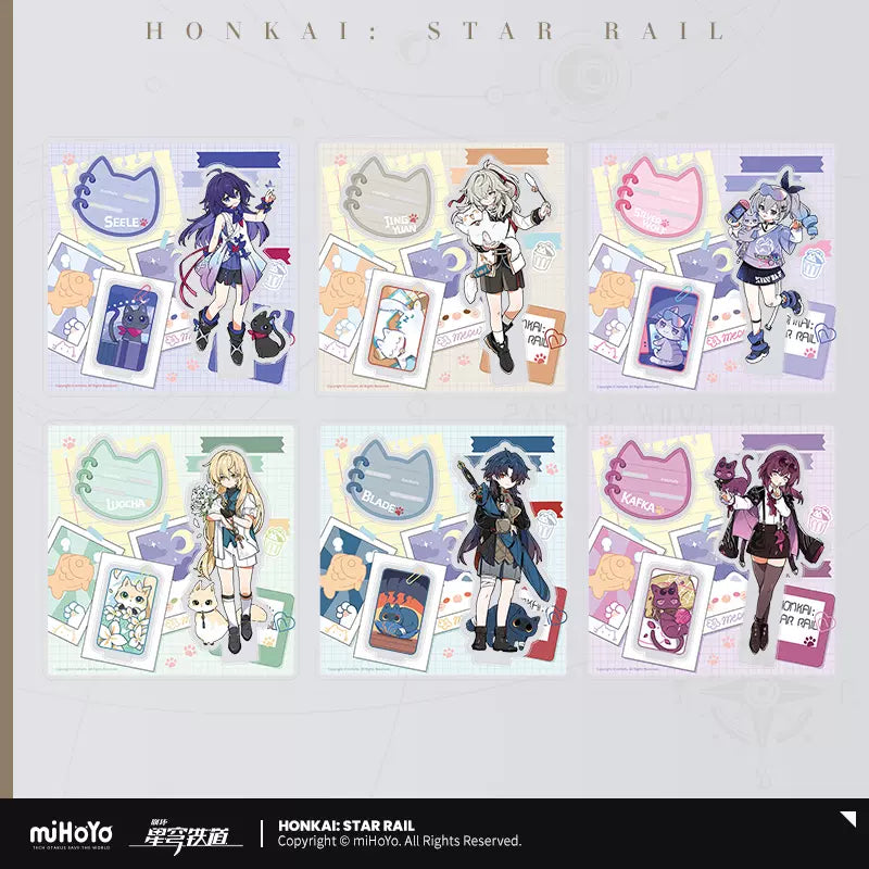 Honkai:Star Rail Tiny Cat Series Character Acrylic Standee – StarryNumby